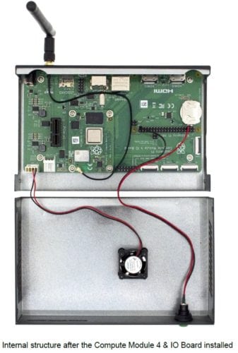 Case til Raspberry Pi Compute Module 4 IO Board • RaspberryPi.dk Case til Raspberry Pi Compute Module 4 IO Board • RaspberryPi.dk