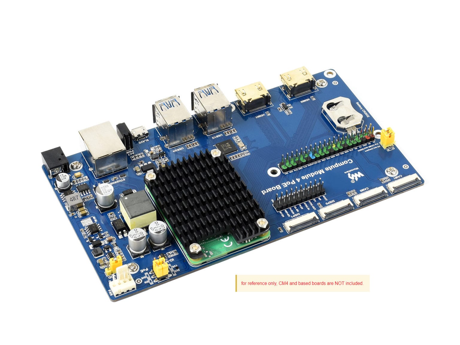 Low Profile Heatsink for Raspberry Pi Compute Module 4 • RaspberryPi.dk