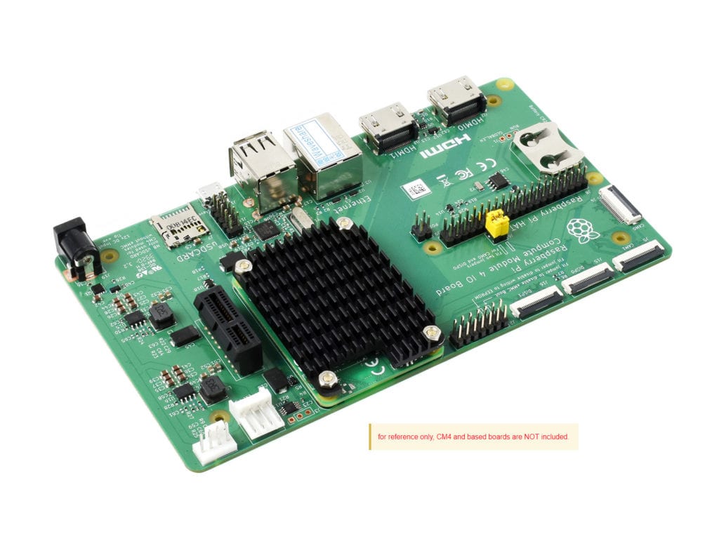 Low Profile Heatsink for Raspberry Pi Compute Module 4 • RaspberryPi.dk