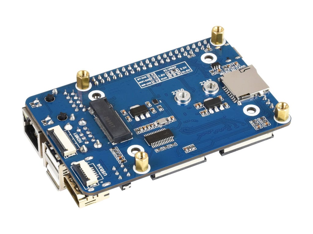Waveshare Mini Base Board (A) til Raspberry Pi CM4 • RaspberryPi.dk