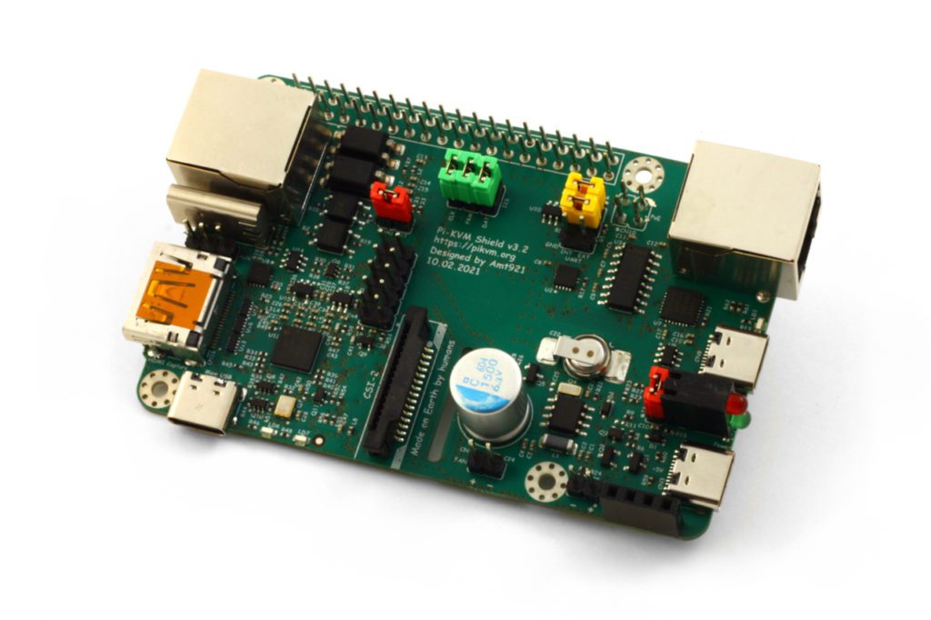 PiKVM v3 HAT for Raspberry Pi 4 • RaspberryPi.dk PiKVM v3 HAT for Raspberry Pi 4 • RaspberryPi.dk