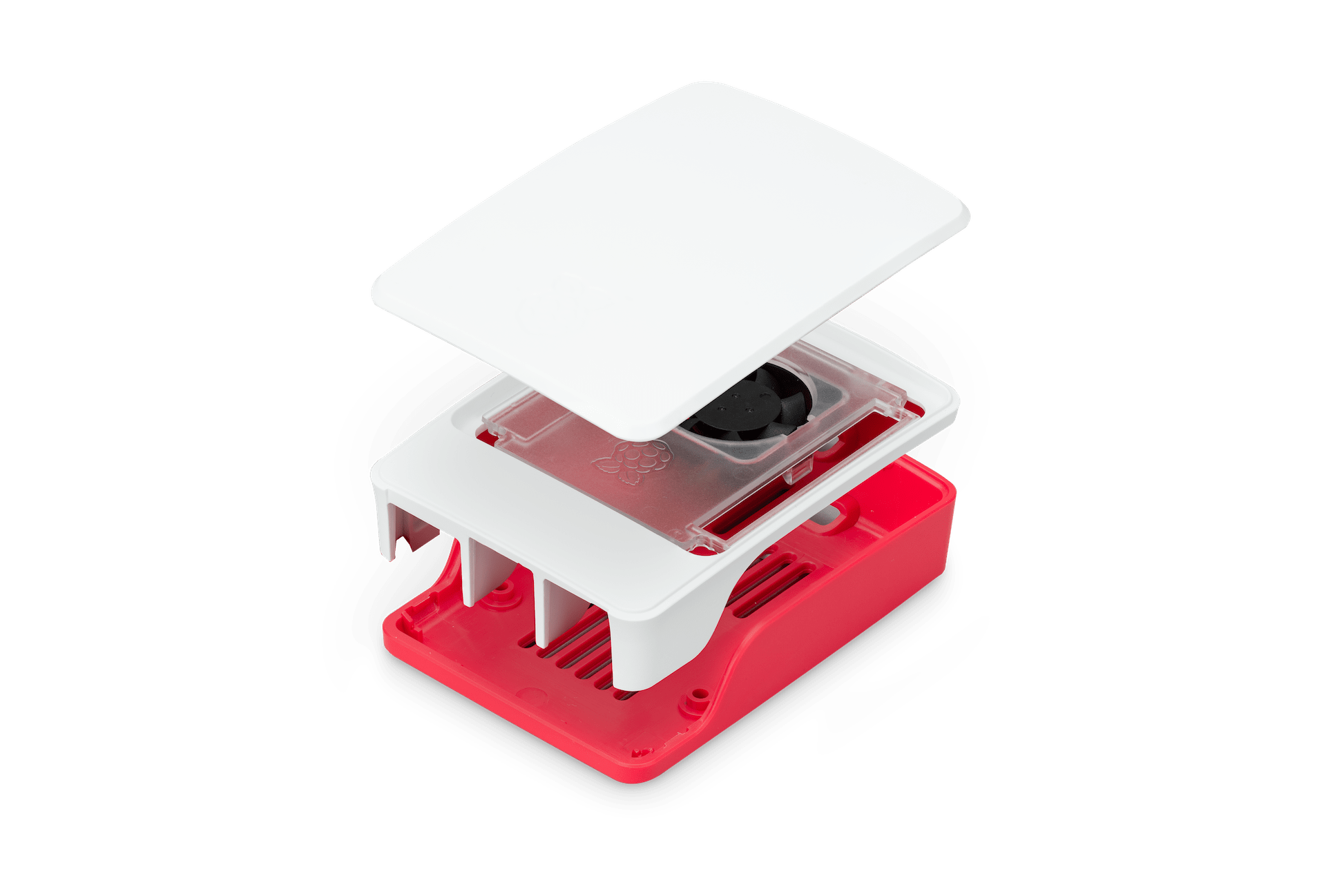 Official Raspberry Pi 5 Case Red White RaspberryPi dk Official Raspberry Pi 5 Case Red White RaspberryPi dk
